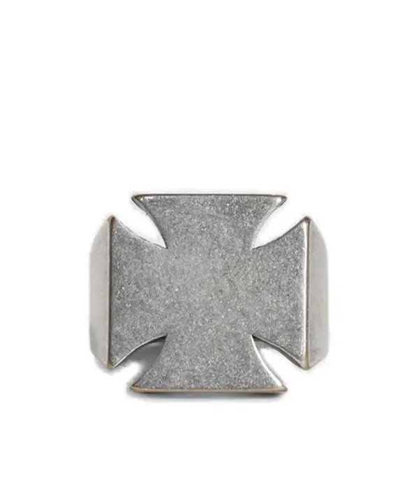 Vetements Biker Cross Minimal Signet Ring