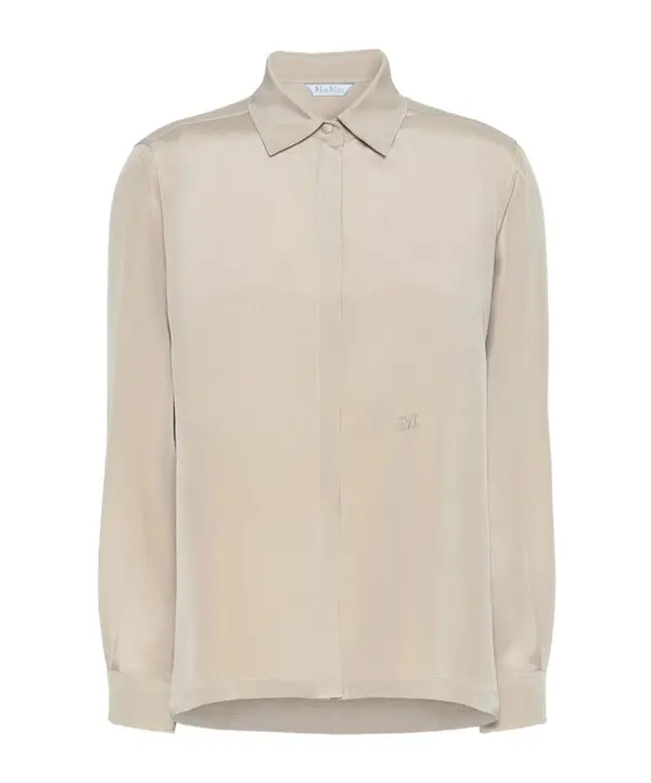 Max Mara Long-sleeved Shirt - Stone