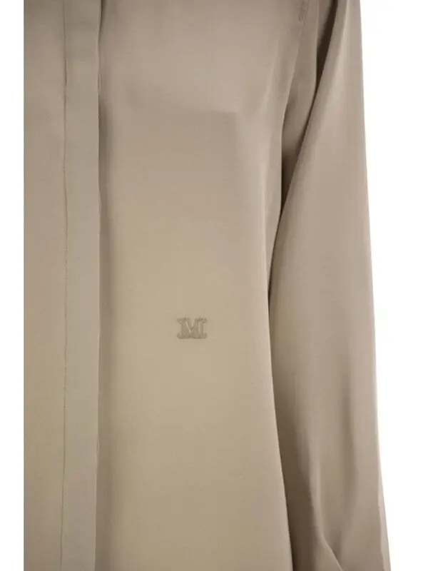 Max Mara Long-sleeved Shirt - Stone