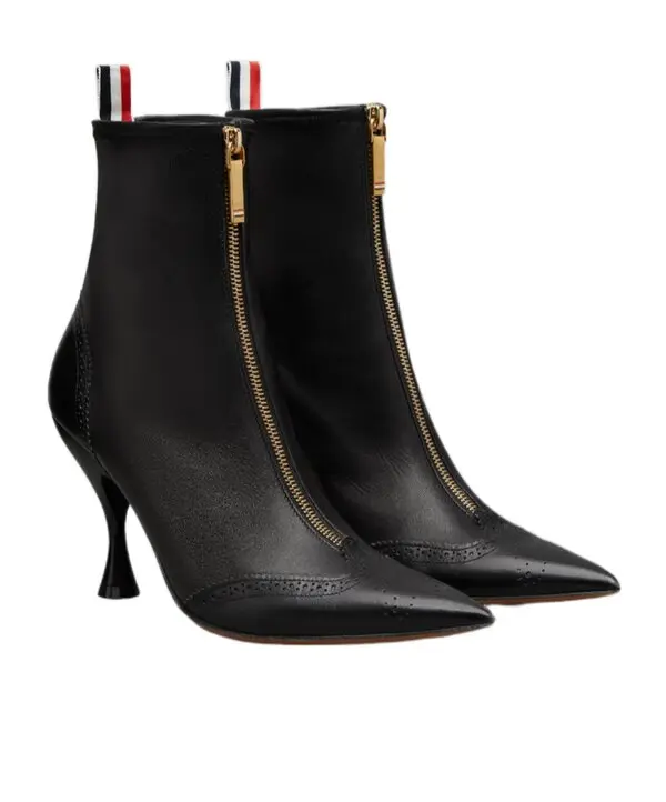 Thom Browne Wingtip Boots - Black