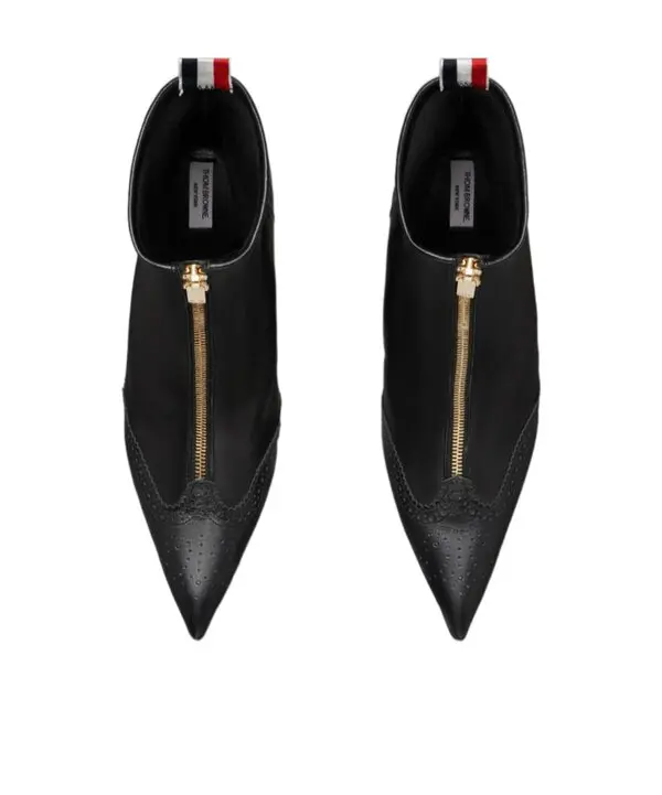 Thom Browne Wingtip Boots - Black