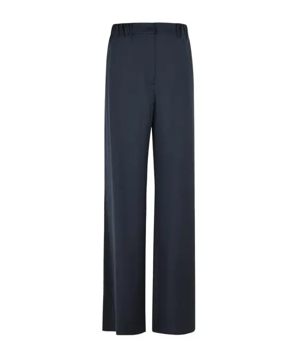 Max Mara Casual Pants With Belt Loops - Black