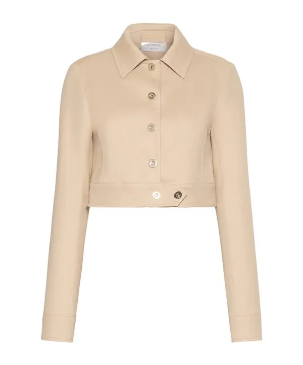 Sportmax Collared Long-sleeved Casual Jacket