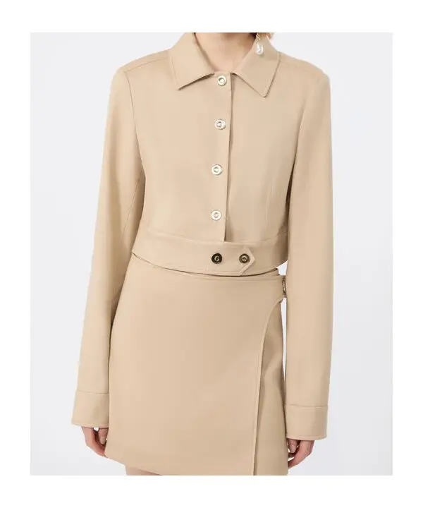 Sportmax Collared Long-sleeved Casual Jacket