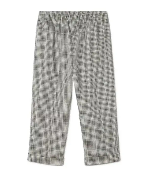 Versace Baby Micro-check Cotton-poplin Pants