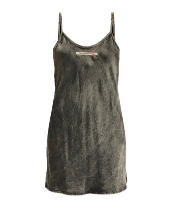 DIESEL® Cassidy Denim Mini Dress - Black