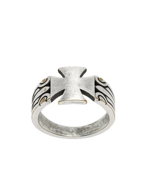 Vetements Letter Pattern Ring