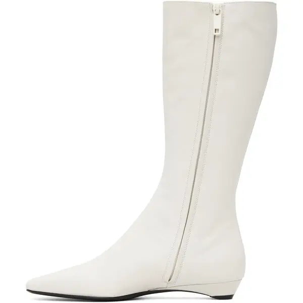 COURREGES Logo-detail Flat Boots