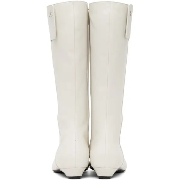 COURREGES Logo-detail Flat Boots