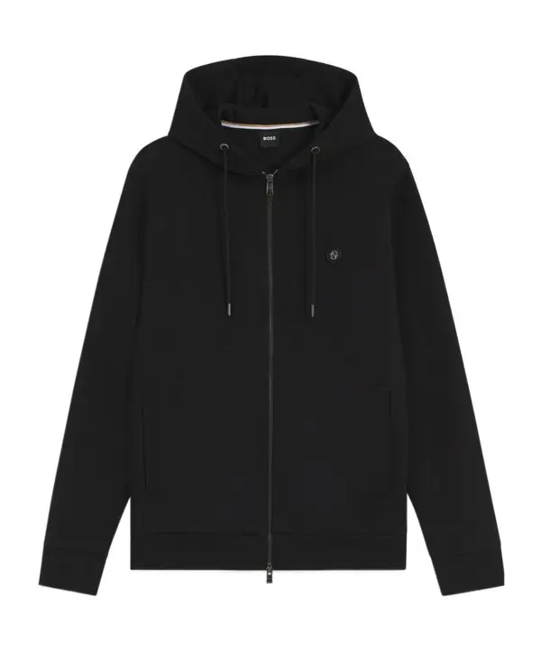 Hugo Boss Zip Hoodie - Black