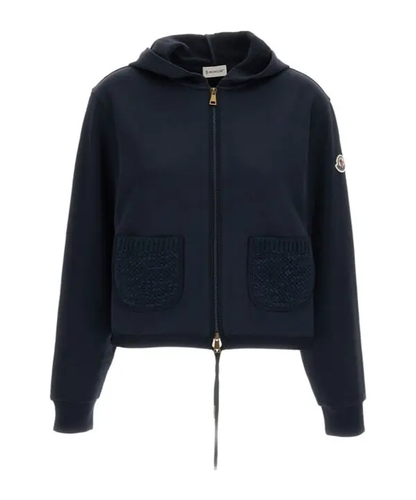 Moncler Logo Patch Zip-up Cardigan - No