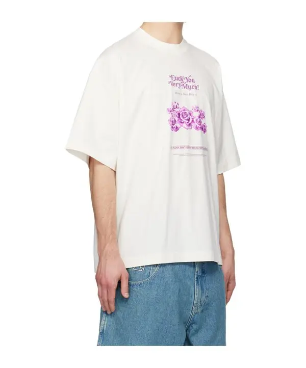 Vetements Crew Neck Short-sleeved T-shirt - White
