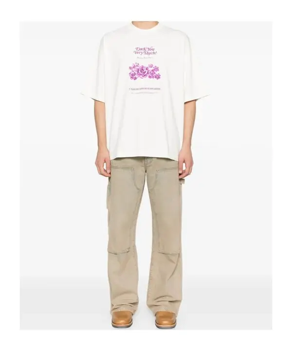 Vetements Crew Neck Short-sleeved T-shirt - White