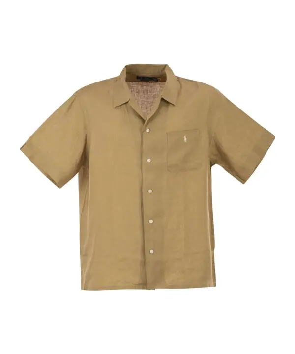 Polo Ralph Lauren Pony Embroidered Short-sleeved Shirt - Green