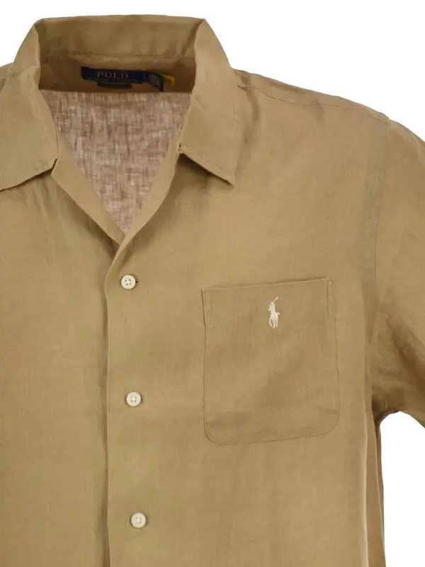 Polo Ralph Lauren Pony Embroidered Short-sleeved Shirt - Green