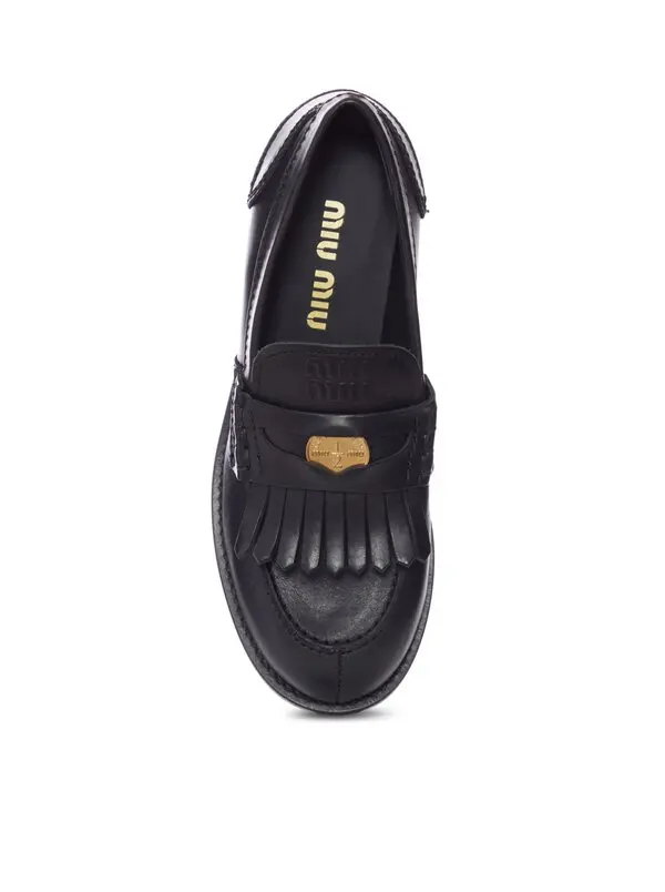 Miu Miu Round-toe Loafers