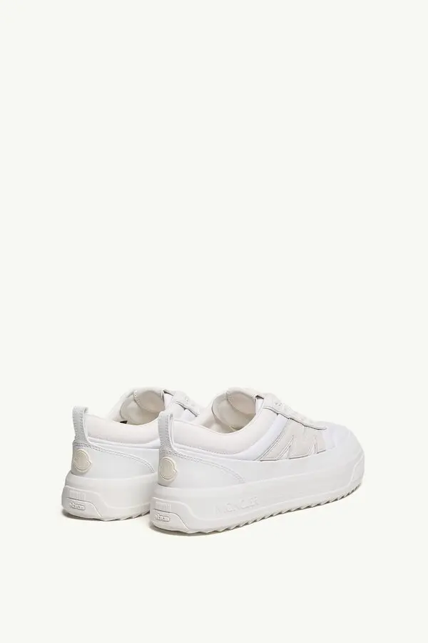 Moncler Altive Low-top Sneakers With Round Toe And Lace-up Fastening - White
