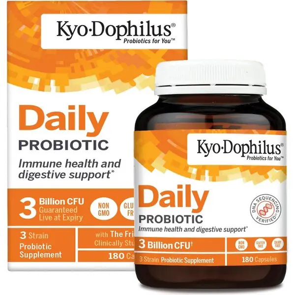KYOLIC Daily Probiotic Supplement For Immune And Digestive Health Support 180 Capsules - None