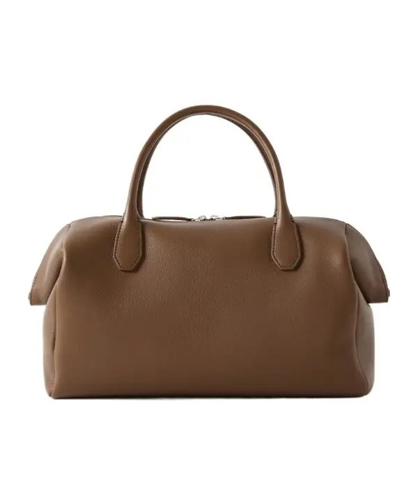 THE ROW Faye Textured-leather Tote