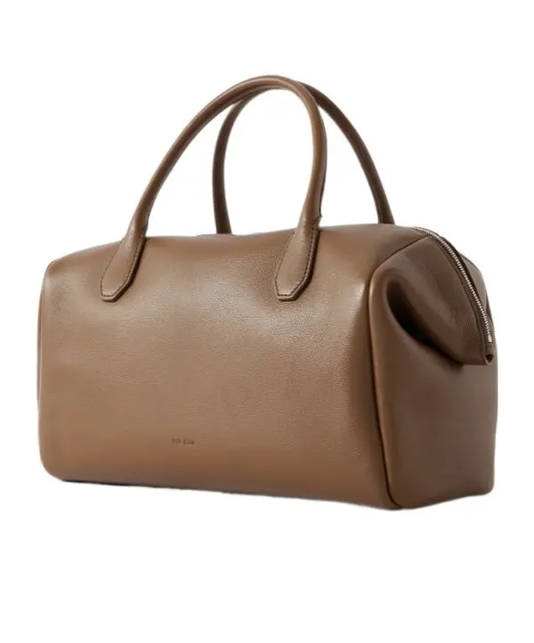 THE ROW Faye Textured-leather Tote