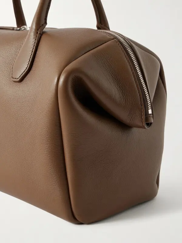 THE ROW Faye Textured-leather Tote