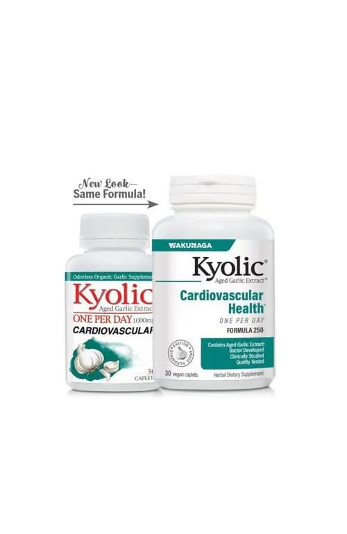 KYOLIC Aged Garlic Extract Formula 250, Cardiovascular Health