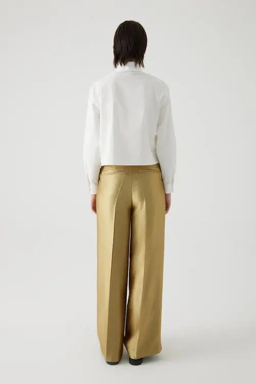 EXQUISE Audrey Embroidered Cotton Shirt