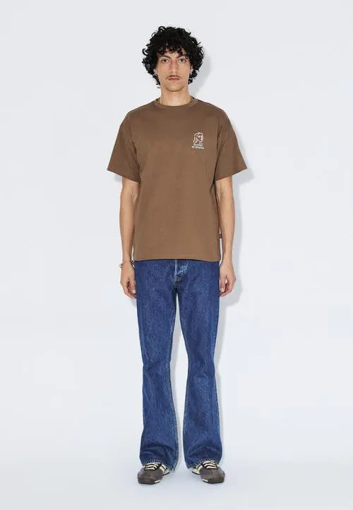 DR. DENIM Trooper Tee - Brown Draw