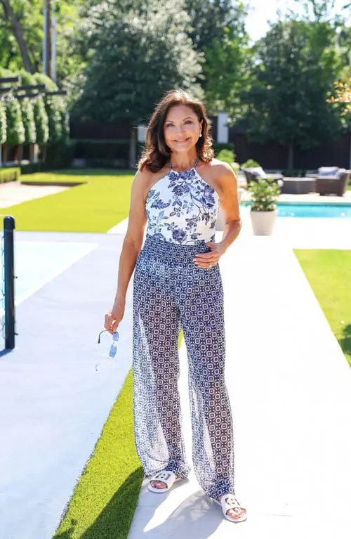 HERMOZA Deanna High Waisted Pants Cover Up