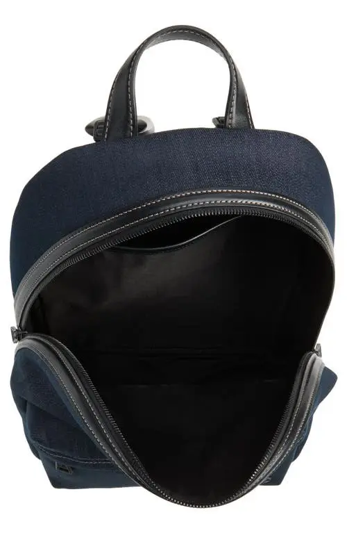 Moncler Carlo Denim & Leather Backpack