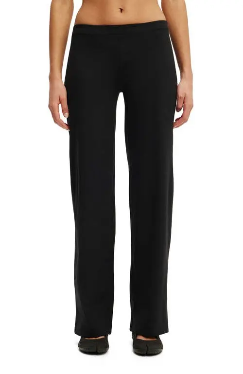 Cotton:on Ultra Soft Low Rise Straight Leg Pant - Black
