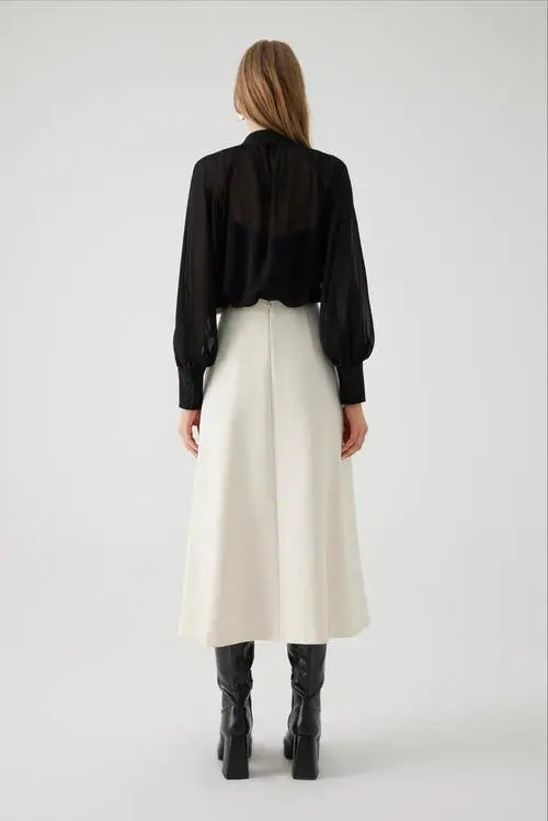 EXQUISE Arlene Chiffon Blouse