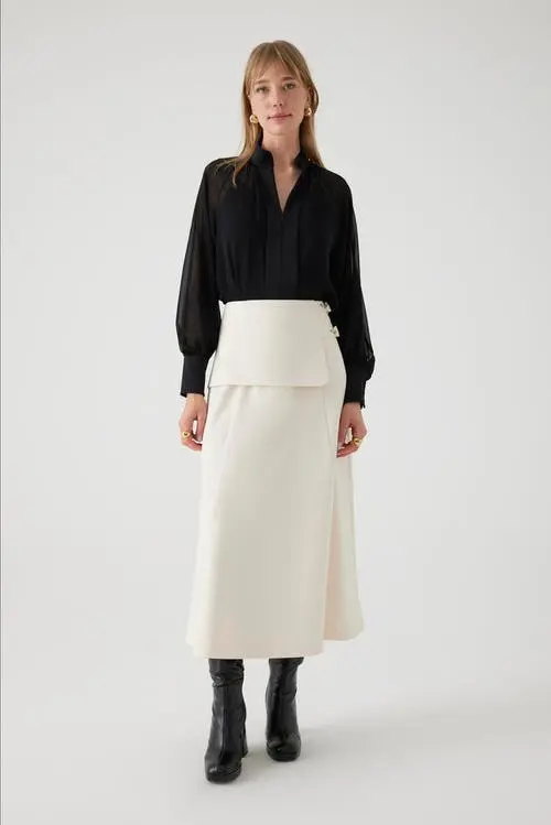 EXQUISE Arlene Chiffon Blouse