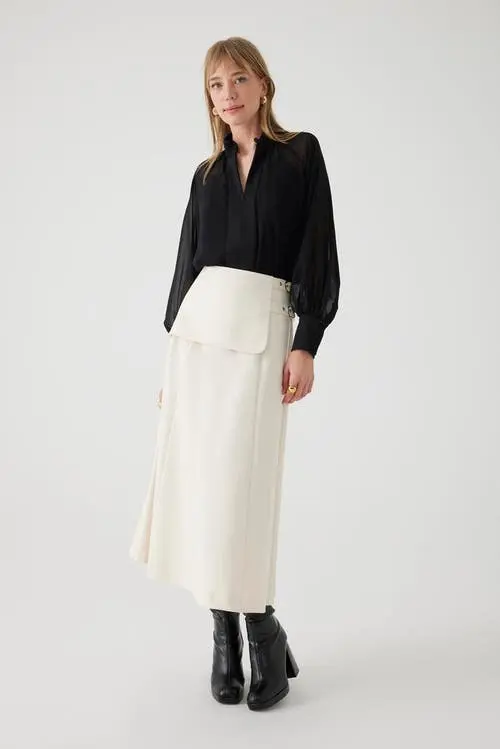 EXQUISE Arlene Chiffon Blouse