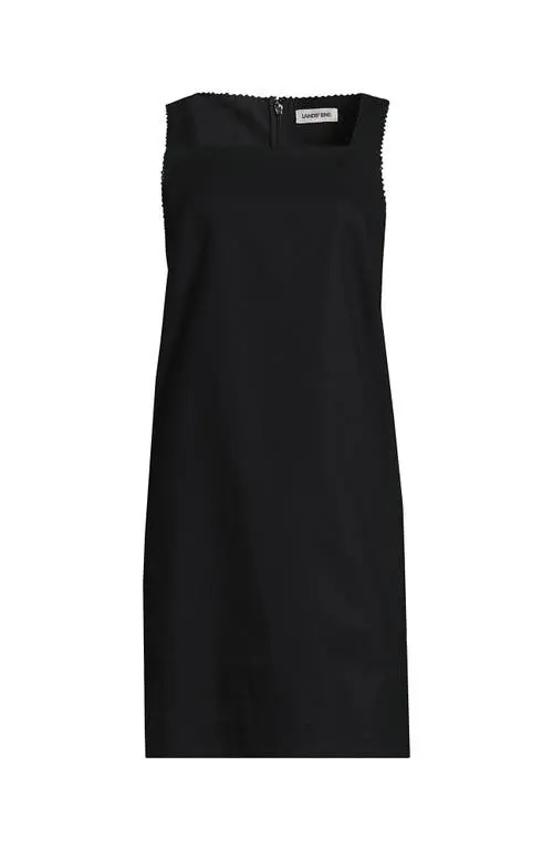 LANDS' END Linen Shift Above The Knee Dress