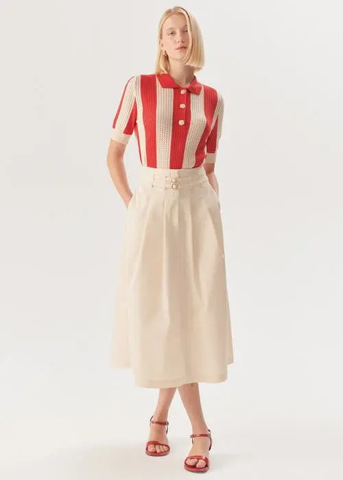 EXQUISE Evelynn Midi Skirt
