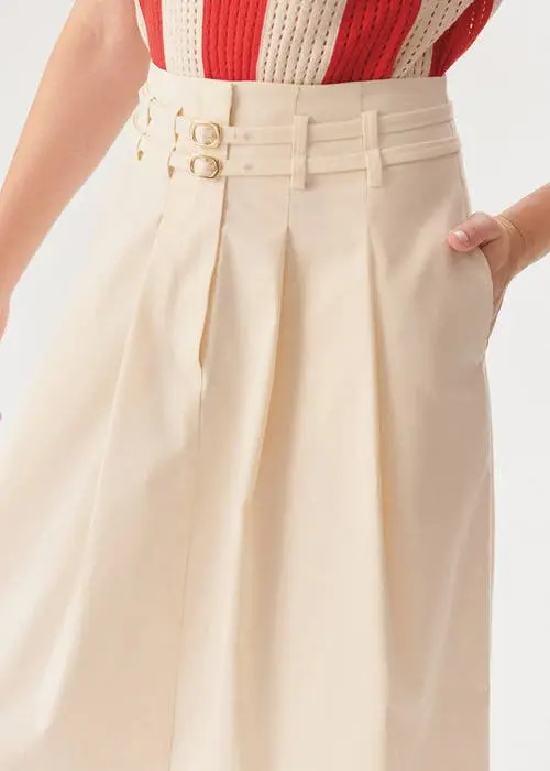 EXQUISE Evelynn Midi Skirt