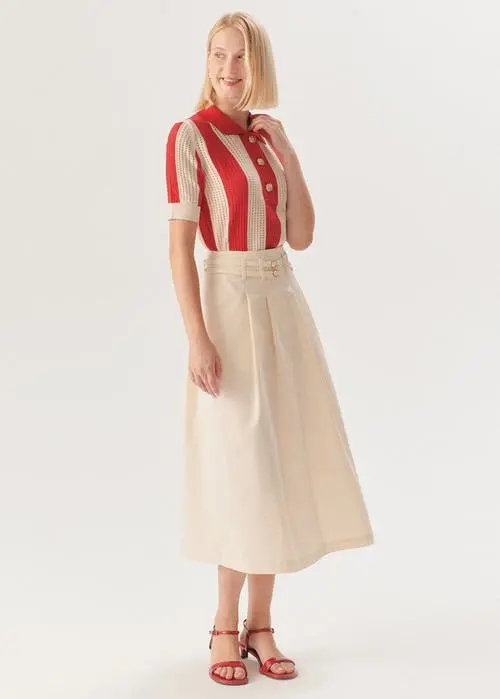 EXQUISE Evelynn Midi Skirt