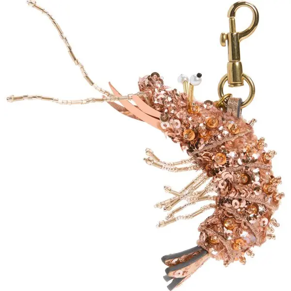 ANYA HINDMARCH Sequin Charm - Shrimp