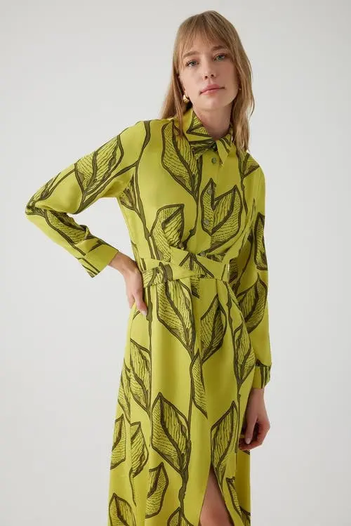 EXQUISE April Midi Shirt Dress