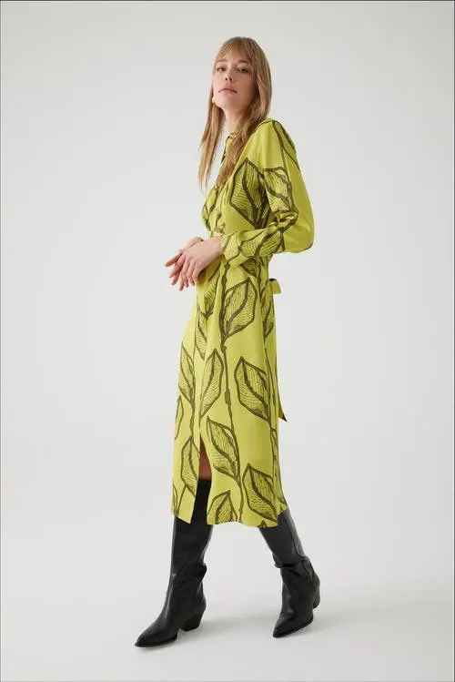 EXQUISE April Midi Shirt Dress