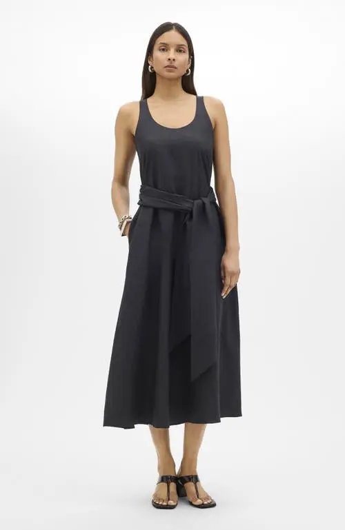 Another Tomorrow Sarong Linen Dress