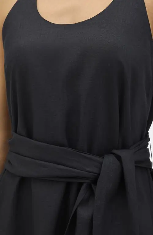 Another Tomorrow Sarong Linen Dress