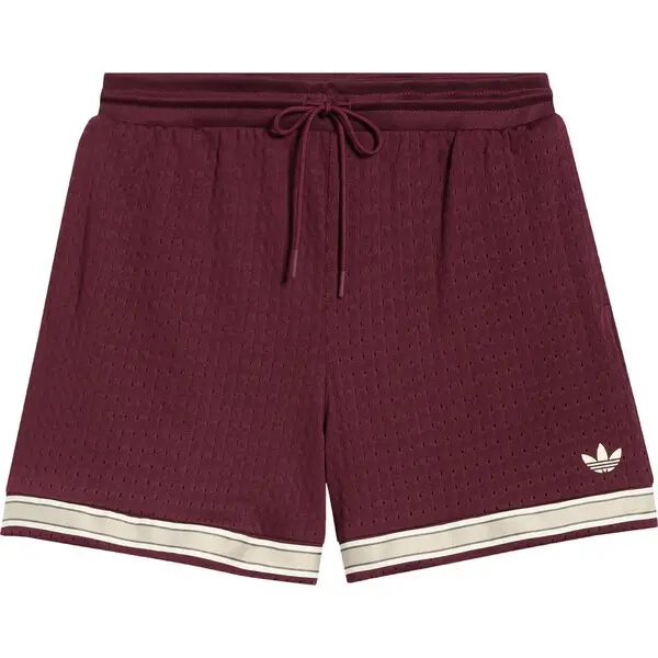 Adidas Warp Knit Shorts - Maroon