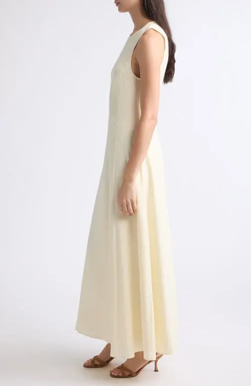 Emporio Armani Cady Scoop Neck Midi Dress