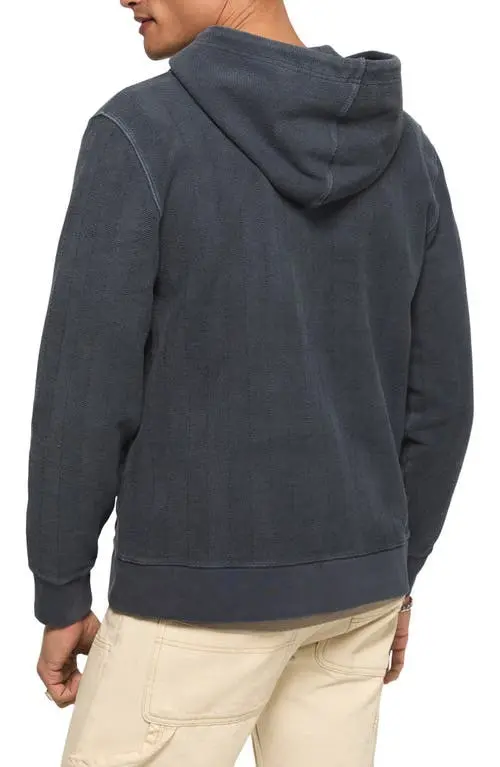 Lucky Brand Herringbone Jacquard Pullover Hoodie