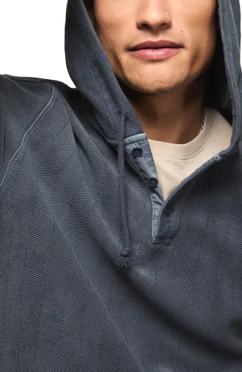 Lucky Brand Herringbone Jacquard Pullover Hoodie