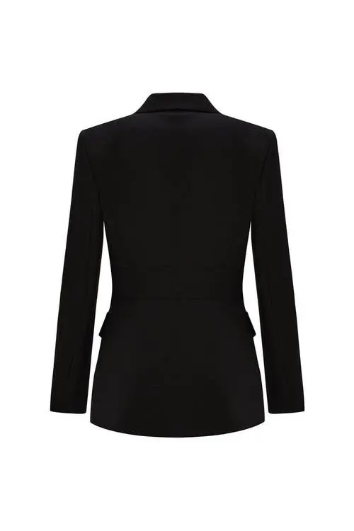 EXQUISE Antigone Fitted Pocket Jacket