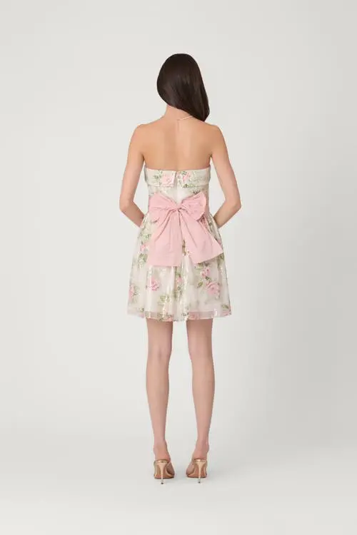 Shoshanna Rose Garden Sequin Midnight Sullivan Dress