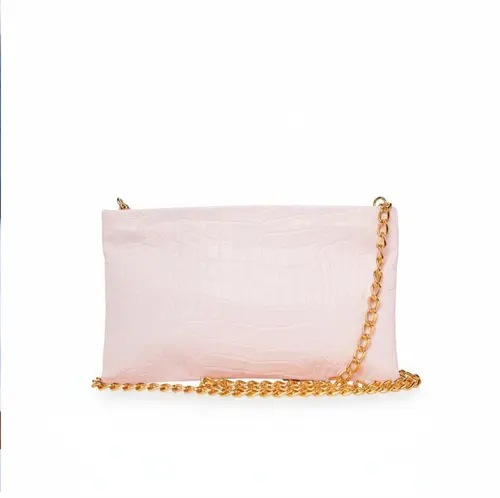SARAH STEWART The Penelope Croc Handbag - Pink